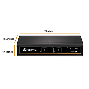 Vertiv Avocent 2-Port DVI-I 4K Ultra HD KVM Switch (SV220)
