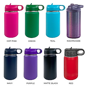 The Crafty Engineer Custom Kids Water Bottle (Green)