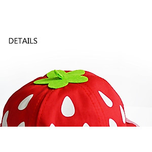 UltraKey Bucket Hat, Fashion Baby Kids Boys Girls Strawberry Cap Toddler Spring Bucket Hat Sun Cap