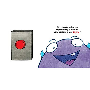 Don't Push the Button! An Easter Surprise: (Easter Board Book, Interactive Books For Toddlers, Childrens Easter Books Ages 1-3)