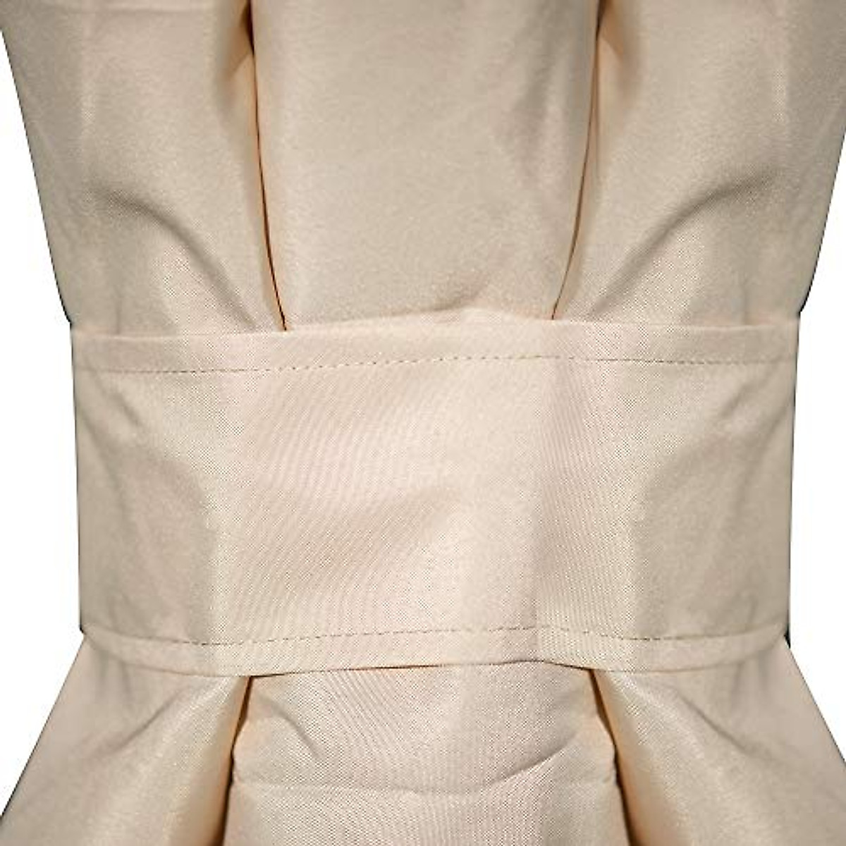 Freestanding Shelter Quality Double Tiered Grill Canopy, Outdoor BBQ Gazebo Tent with UV Protection, Beige 127" W