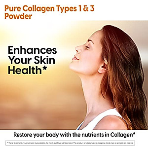 Doctor's Best Pure Collagen Types 1 & 3, Promotes Healthy Skin Hair & Nails – Bone & Joint Support, 7.1 Ounce (Pack of 1)