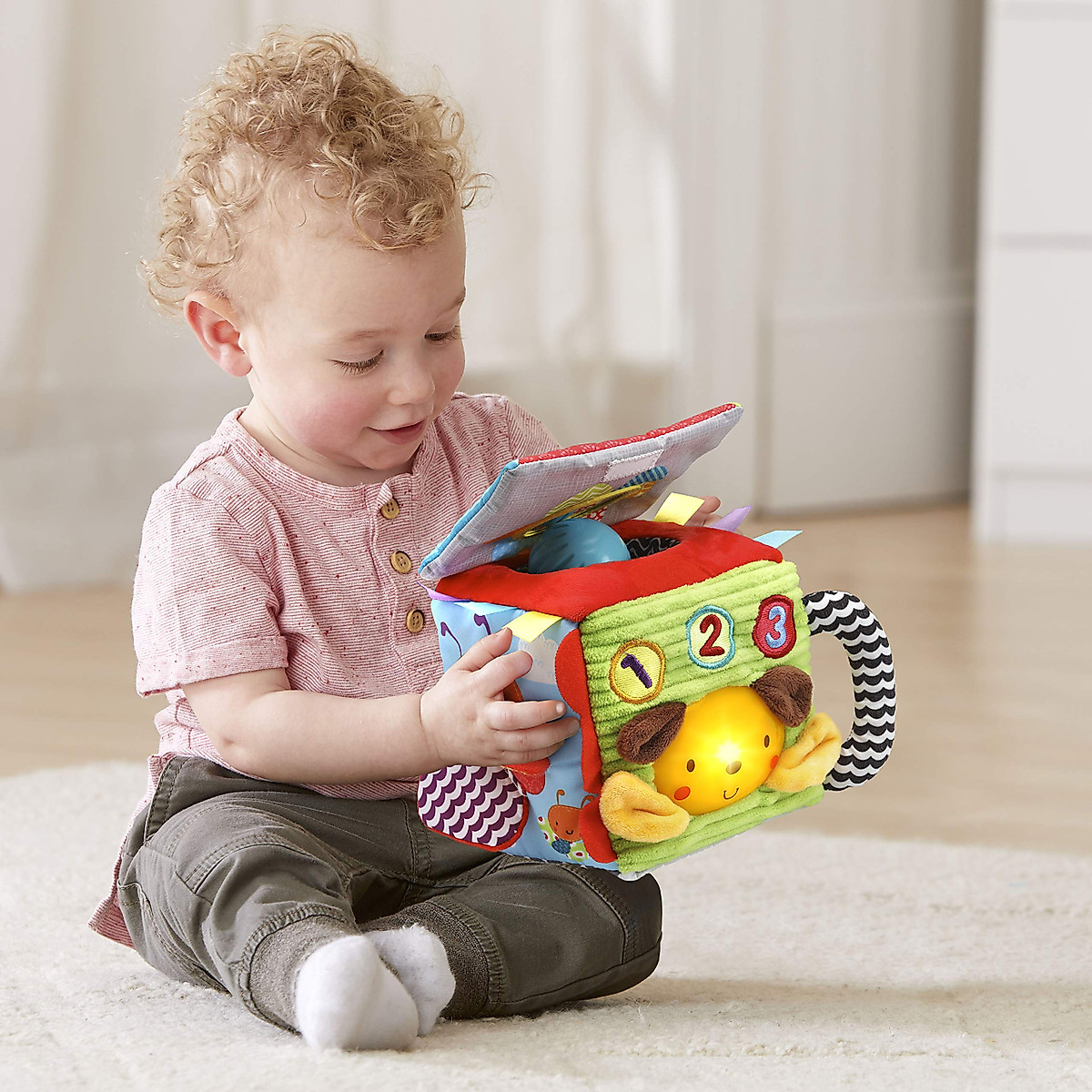 VTech Soft and Smart Sensory Cube, Multicolor, 3-24 months
