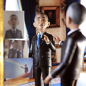 FCTRY Barack Obama Real Life Political Action Figure: Post-Presidency Barack Obama Collectible Figurine - Perfect for Collectors, Gag Gift, Funny Idea & Souvenirs