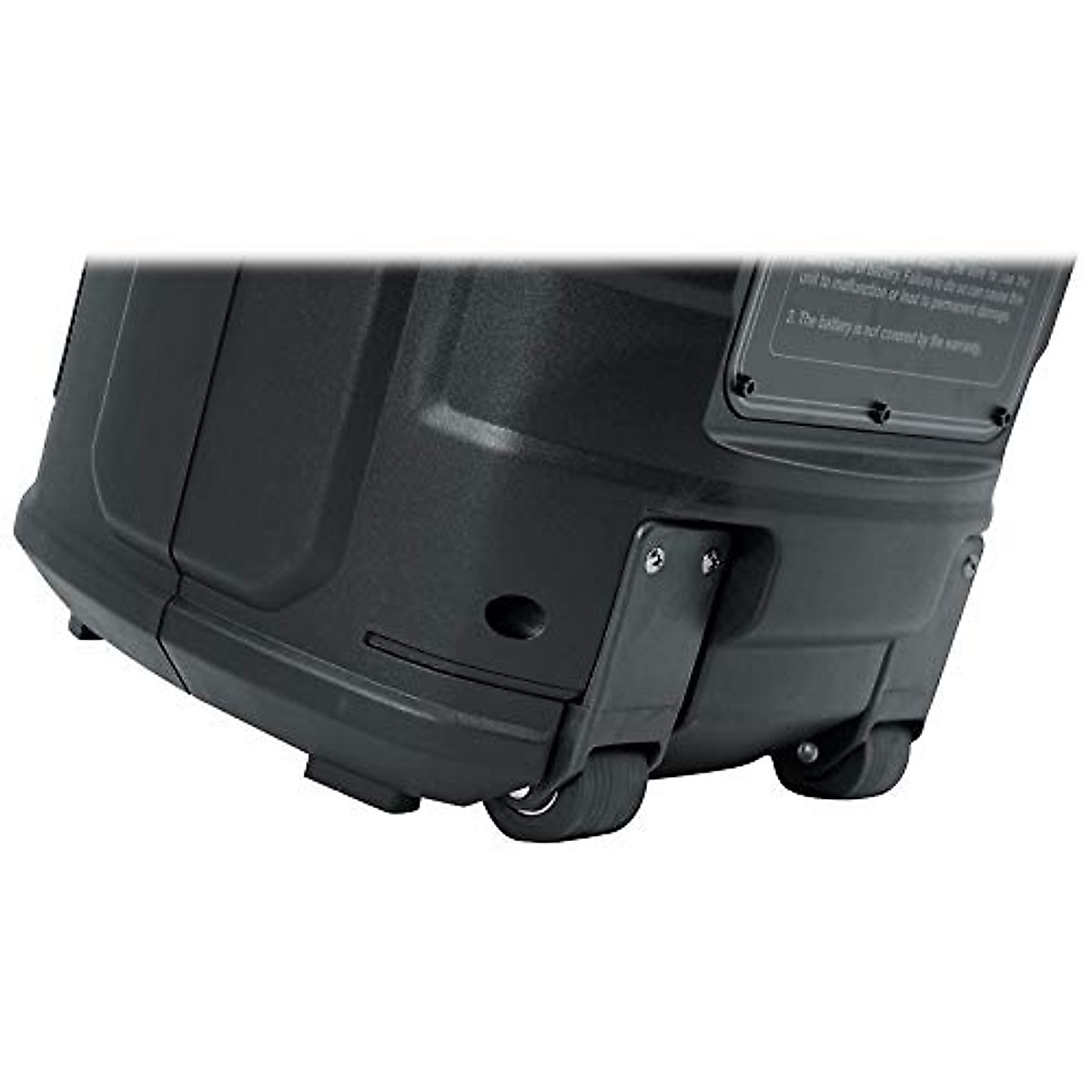 Rockville Go Party ZR10 Dual 10" Portable Wireless LED Bluetooth Speaker+UHF Mic