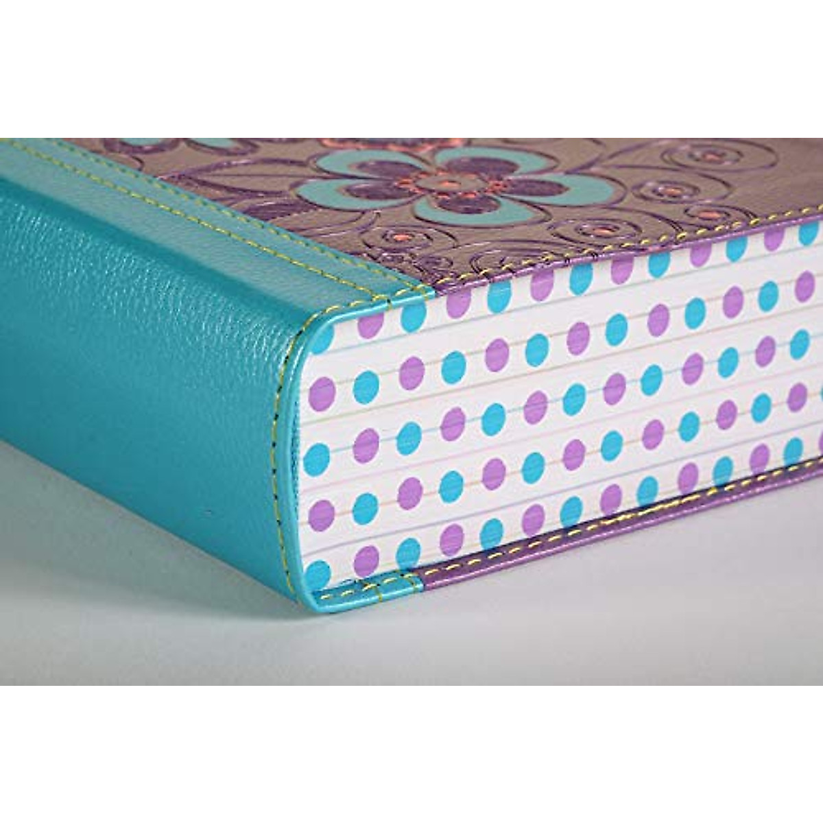 Tyndale NLT Girls Life Application Study Bible, TuTone (LeatherLike, Purple/Teal), NLT Bible with Over 800 Notes and Features, Foundations for Your Faith Sections