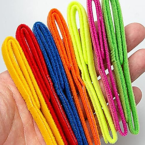 AIKS Puppy ID Collars Double-Sided Fluff Puppy Whelping Collars 15 Colors Puppy Collars Adjustable ID Bands for Newborn Dog Cat