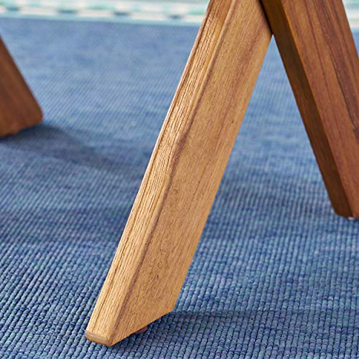 Christopher Knight Home Irene Outdoor Acacia Wood Side Table, Sandblast Teak Finish