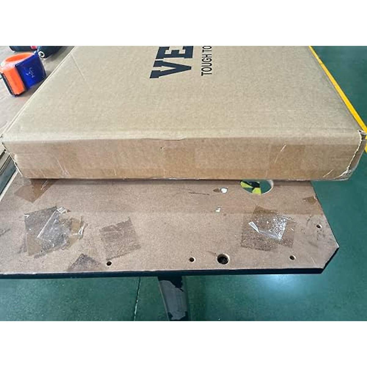 VEVOR 28.5"-44.2" Gas-Spring Height Adjustable Sit-Stand Desk 360° Swivel Wheels (2 Lockable) Portable Rolling Laptop Table Computer Cart for Home Office School, 44LBS Loading, 29.1 x 18.9 inch, White