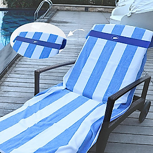 growell Towel Bands (6 Pack) - Stretch Beach Towel Clips for Beach Cruise Pool Chairs, Lounge Towel Holder Elastic, Cruise Ship Essentials (A Mix 6 Colors)