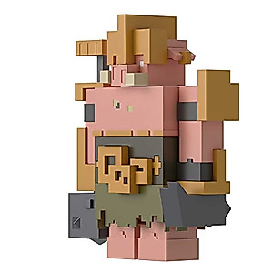 Mattel Minecraft Toys, Legends 3.25-inch, Action Figures Portal Guard with Attack Action and Accessory Collectible Gift for Kids