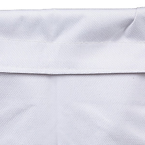 Household Essentials 3-Bag Laundry Sorter, Smooth Laminate Shelving, Sturdy Steel Frame, Wheeling and Stationary Feet Options, Washable Linen Laundry Bags, 3-Load Capacity, Versatile, White