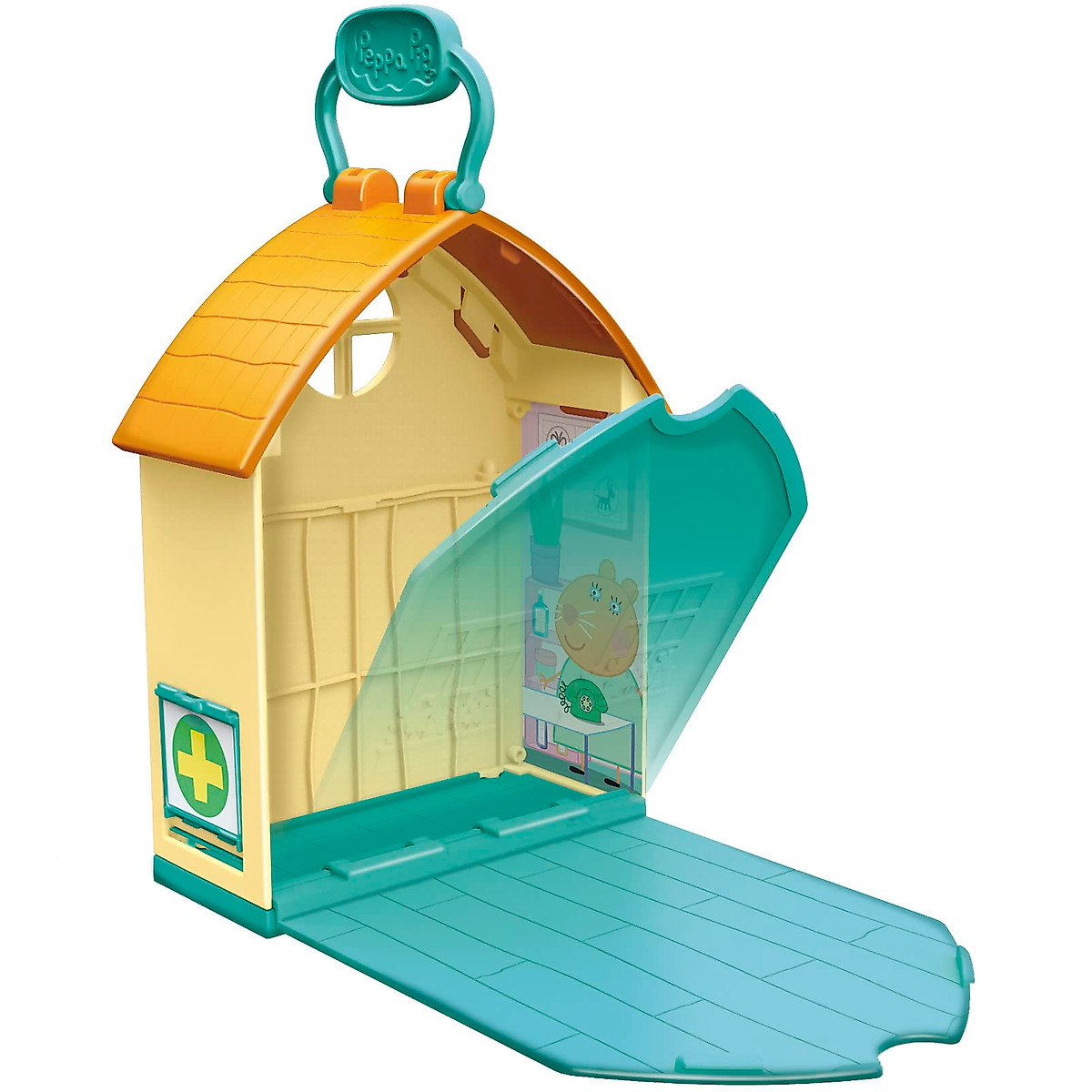 Peppa Pig Peppa’s Adventures Peppa Visits The Vet Fun Playset Preschool Toy, Includes 1 Figure and 3 Accessories, Ages 3 and Up