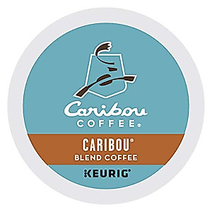Caribou Coffee Caribou Blend, Keurig Single-Serve K-Cup Pods, Medium Roast Coffee, 32 Count