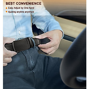 BULLIANT Men's Belt, Slide Ratchet Belt For Gift Men Dress Pant Shirt Oxfords,Trim To Fit(Black,38"-44" Waist Adjustable)