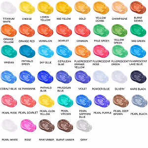 GOTIDEAL Acrylic Paint Champagne Flesh Tubes(120ml, 4.1 oz) Non Toxic Non Fading,Rich Pigments for Painters, Adults & Kids, Ideal for Canvas Wood Clay Fabric Ceramic Craft Supplies (Champagne)