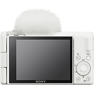 Sony ZV-1 II Vlog Camera with 4K Video & 20.1MP for Content Creators and Vloggers White ZV-1M2/W Bundle with Deco Gear Case + 64GB Memory Card + Grip/Tripod 2 in 1 + Software + Accessories Kit