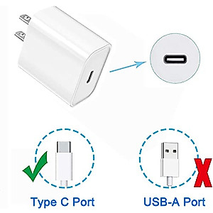 iPhone 14 Charger Block,20W USB C Power Delivery Charger, iPhone 13 Charger iPhone Fast Charger Wall Type C Charger Adapter Compatible iPhone 14/14 Plus/14 Pro/14 Pro Max/13 Pro Max/SE,iPad Mini/Pro