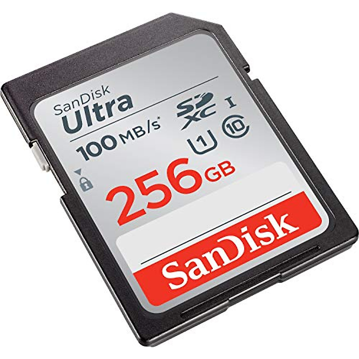 SanDisk 256GB Ultra SDXC UHS-I Memory Card - 100MB/s, C10, U1, Full HD, SD Card - SDSDUNR-256G-GN6IN