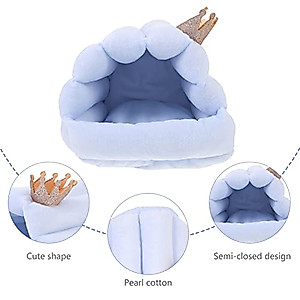 PATKAW Parakeet Toys Parakeet Toys Parrot Toys 2 Pcs Plush Hamster Hut Warm Hamster Hamster Fleece Hut Warm Small Pet Hut Bed Warm Winter Small Soft Toys Parrot Toys Parrot Toys