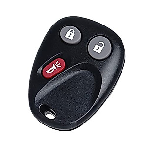 Key Fob Replacement Fits for Chevy Silverado 1500 2500 HD 2003 2004 2005 2006 Avalanche Equinox SSR Suburban Tahoe GMC Sierra Yukon XL Hummer H2 Cadillac Escalade Keyless Entry Remote Control LHJ011