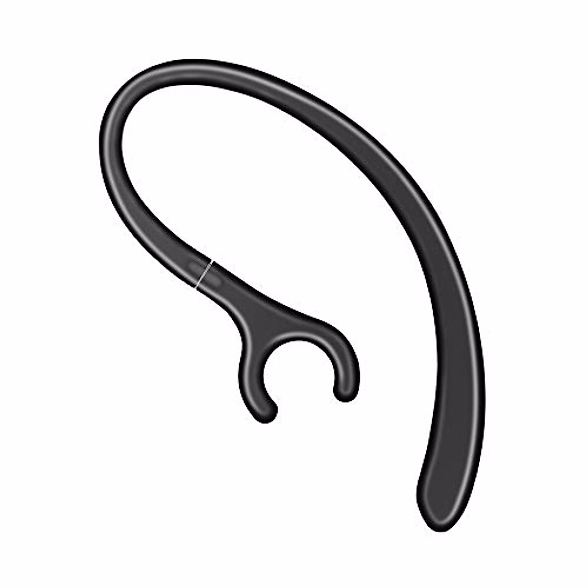 6 Pack Replacement Ear Hook Universal Small Clamp Loop Clip for Other Bluetooth Headset(Black)