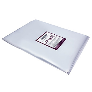 Wowfit 10 CT 21x31 inches 1.6 Mil Clear Plastic Flat Open Poly Bags Great for Proving Bread, Dough, Storage, Packaging and More (21 x 31 inches)