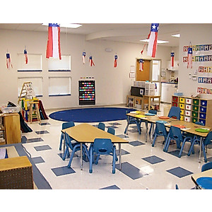 Antrea Standard Pocket Chart - Clear 10 Pockets Chart for Classroom & Home Heavy Duty Hanging Black Pocket Chart for Sentence Strips Letter Cards Word Wall,28x44 Inch