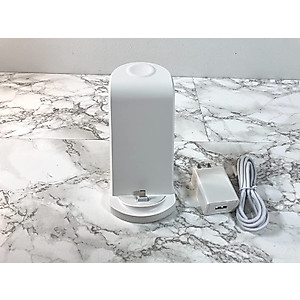 Charging-Station-for-iPhone 3-in-1-White-Wireless-Charger-Stand Charging-Dock for-Apple-Watch-Series-7 6 SE 5 4 3 2 & Airpods iPhone 14 13 12 11 Pro X Max XS XR 8 7 Plus 6s 6 with Adapter