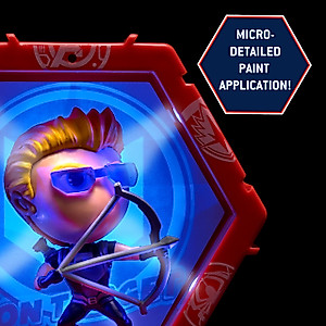 WOW! PODS Avengers Collection - Hawkeye | Superhero Light-Up Bobble-Head Figure | Official Marvel Collectable Toys & Gifts | Number 203 in Series, Black