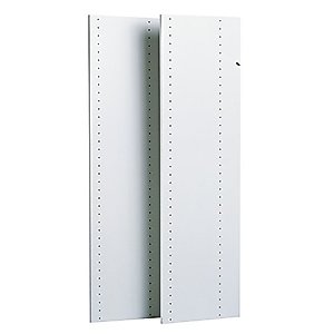 Easy Track Vertical Panels Closet Storage, 72" - 2 Pack, White