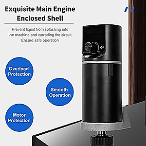 Hanchen Electric Overhead Stirrer, Digital Overhead Stirrer Mixer, Lab Mixer Stirrer with Time Setting & Speed Adjusting, Max. 40L, 10000 mPas, 100~2000RPM, 120W