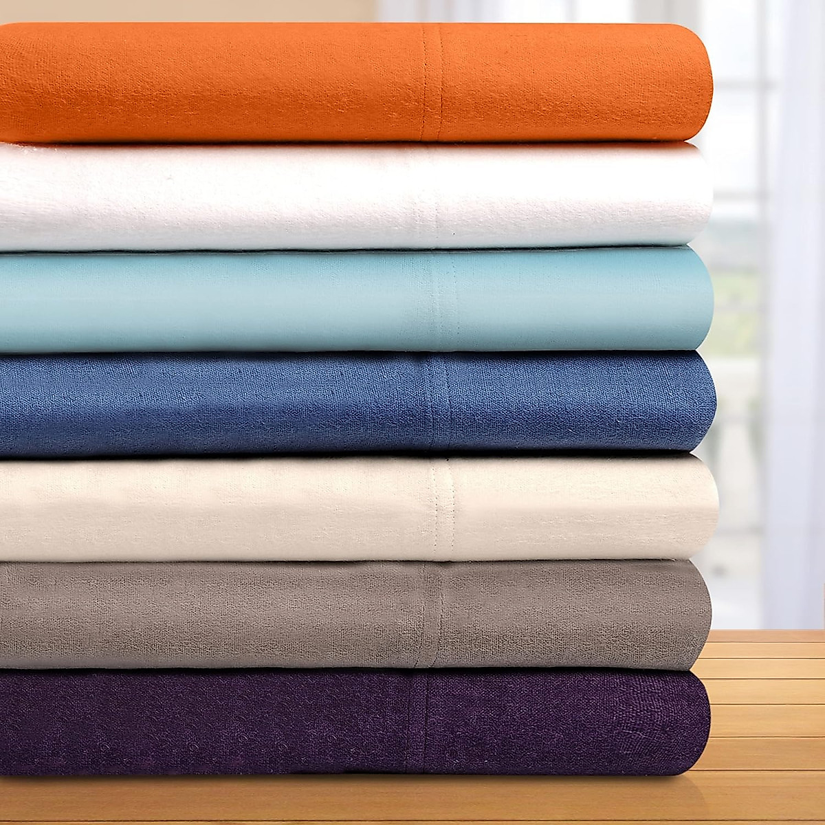 SUPERIOR Flannel-SH Sheet Set, Full, Ivory