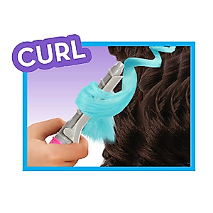 Barbie Unicorn Party 27-piece Deluxe Styling Head, Brown Hair, Pretend Play, Kids Toys for Ages 5 Up, Amazon Exclusive