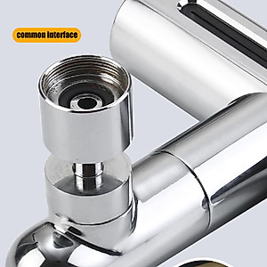 Toega 360°Swivel Faucet Extender, Copper faucet aerator,faucet extender, Kitchen Rotating Extension Filter with 4 Mode Splash