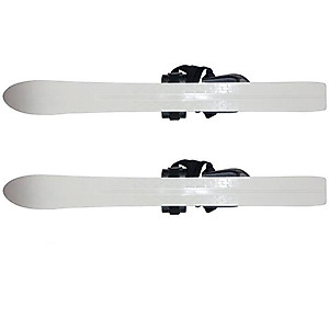 I-sport ABS Plastic Beginner Ski Sets Snow Skis and Poles with Universal Bindings (Penguin)