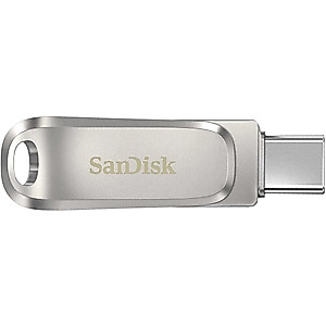 SanDisk 512GB Ultra Dual Drive Luxe USB Type-C - SDDDC4-512G-G46, Black
