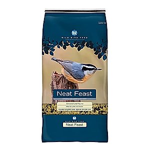 Blue Seal Neat Feast Wild Bird Seed | Convenient Shell-Free Mix | Attracts Wide Variety of Birds | 8 Pound Bag