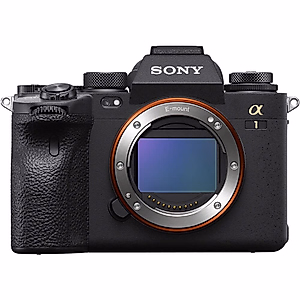 Sony a1 Mirrorless Camera (ILCE-1/B) + 4K Monitor + Rode VideoMic + 2 x 64GB Card + Bag + 3 x NP-FZ100 Compatible Battery + LED Light + Corel Photo Software + Flex Tripod + Hand Strap + More (Renewed)