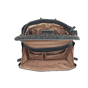 Gun Toten Mamas Buffalo Leather Clutch, One Size, Brown