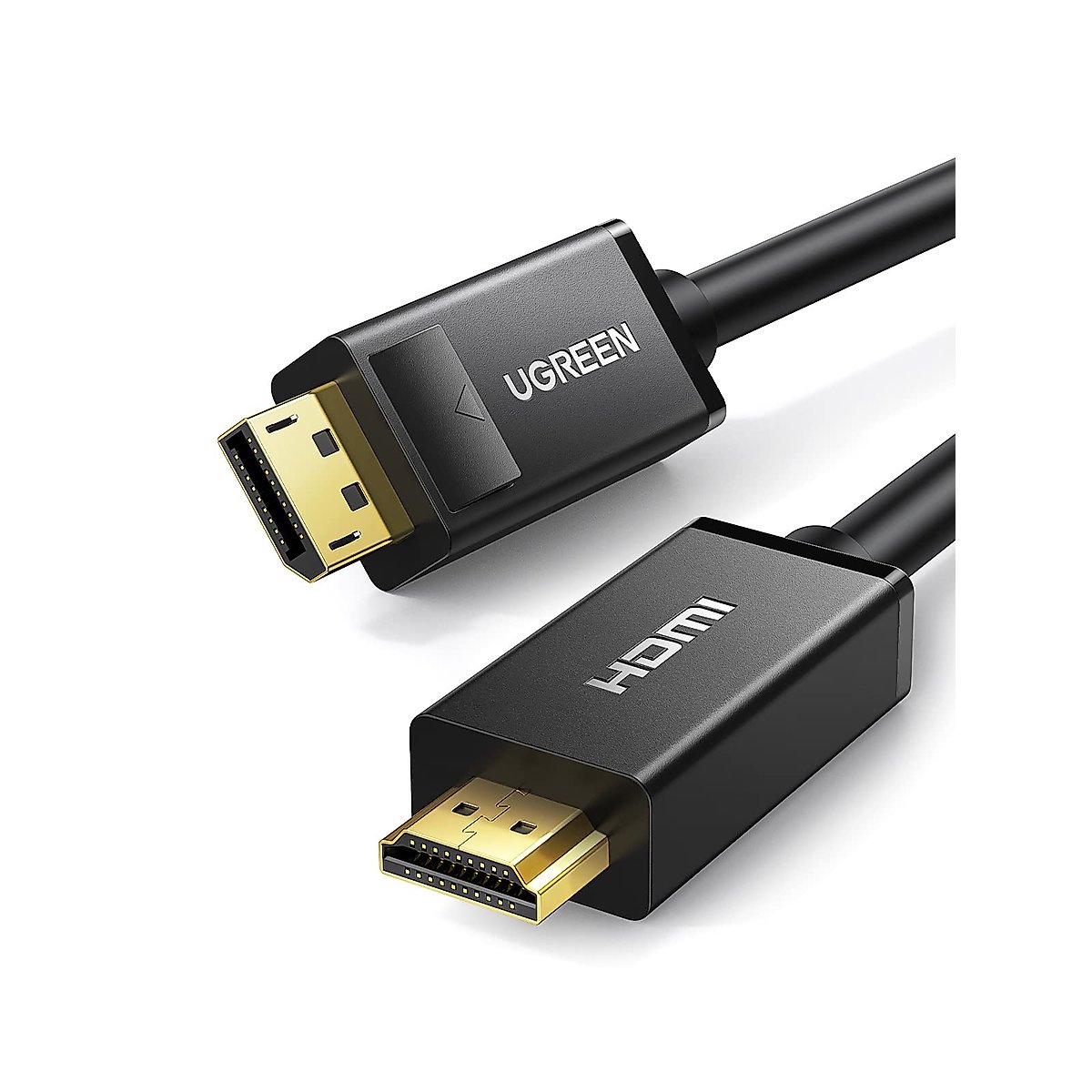 UGREEN 4K Displayport to HDMI Cable Uni-Directional UHD DP to HDMI Connector Video Display Cord for HDTV Monitor Projector Computer 16FT