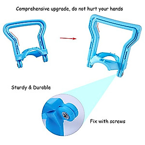 2 Pack 5 Gallon Water Bottle Handle Advanced Ergonomic 5 Gallon Water Jug Hauling Handle Drinking Water Bottle Handle Bottle Carrier Large Bottle Grippers Water Bottle Lift with Handle