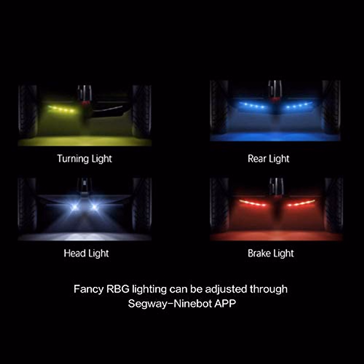 Segway Ninebot S (White) and GoKart Drift Kit Bundle