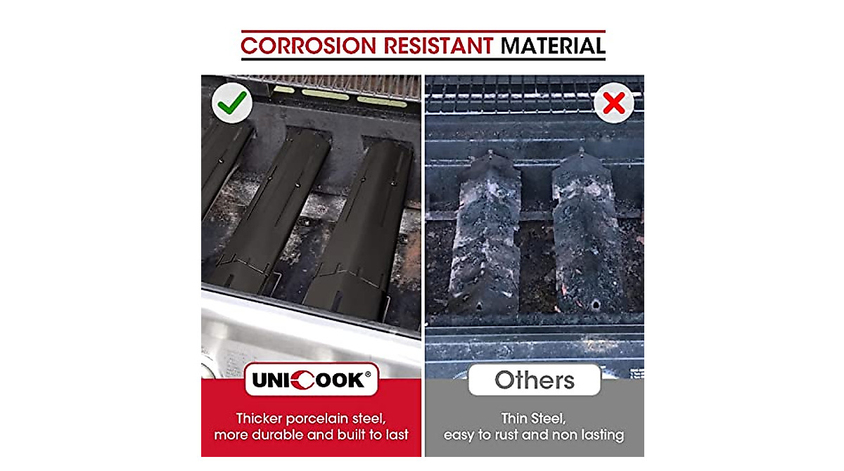 Unicook Heavy Duty Adjustable Grill Heat Plate Replacement 3-Pack