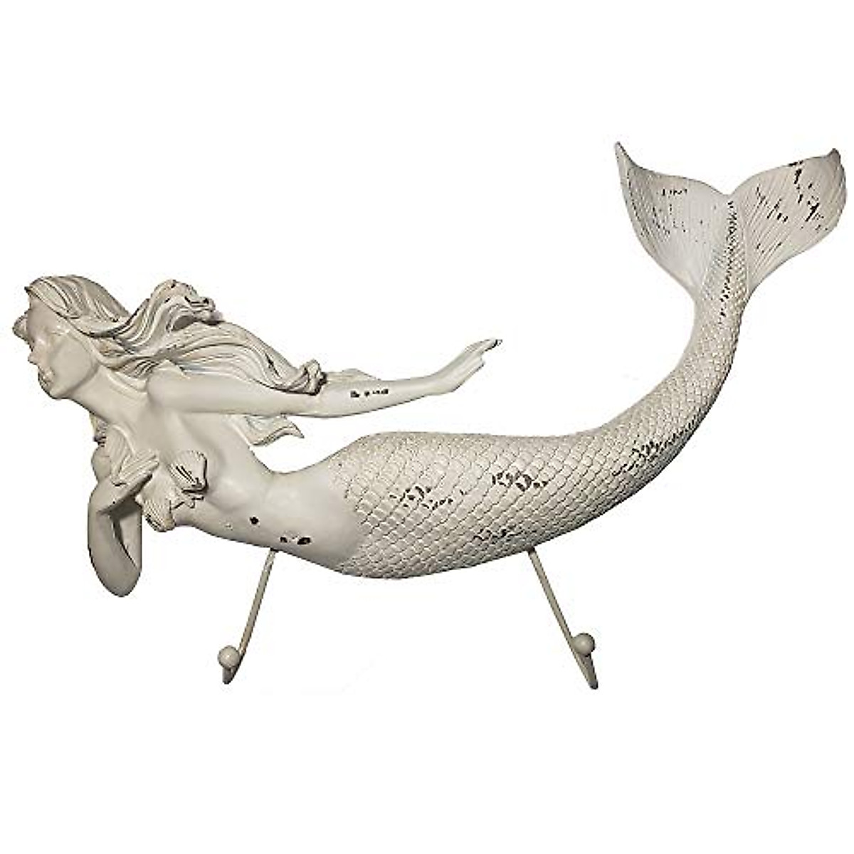 Mermaid Wall Hook (White)
