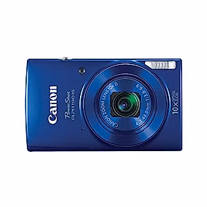 Canon PowerShot ELPH 190 IS Digital Camera (Blue) with 10x Optical Zoom and Built-In Wi-Fi