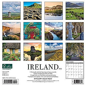 Ireland 2021 Wall Calendar