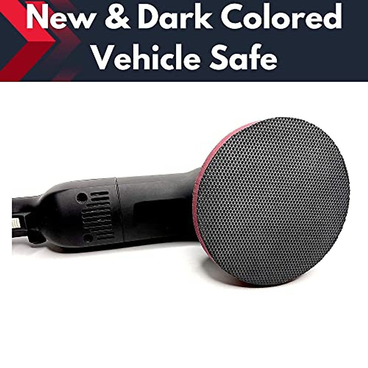 Paks Clay Bar Pad - Medium Grade - DA 6'' Orbital Synthetic Clay Bar Disk - Premium Surface Clay Disk Prep Pad - 1 Piece - Magic Clay Bar Debris Remover - Polisher Pad for Car Detailing