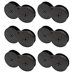SuppliesMAX Compatible Replacement for Porelon 11579 Black Printer Ribbons (6/PK) - Replacement to Brother 7540