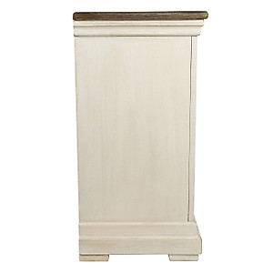 Signature Design by Ashley Bolanburg French Country Dining Room Server, Two-tone White & Brown